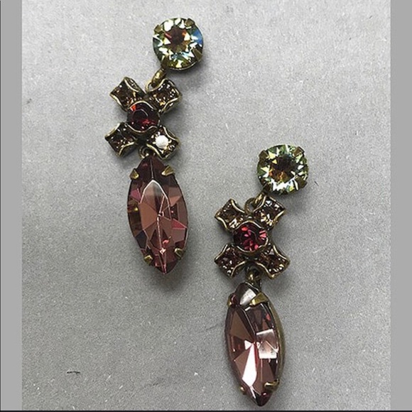 Sorrelli | Jewelry | Sorrelli Dark Jewel Crystal Danglenwt | Poshmark